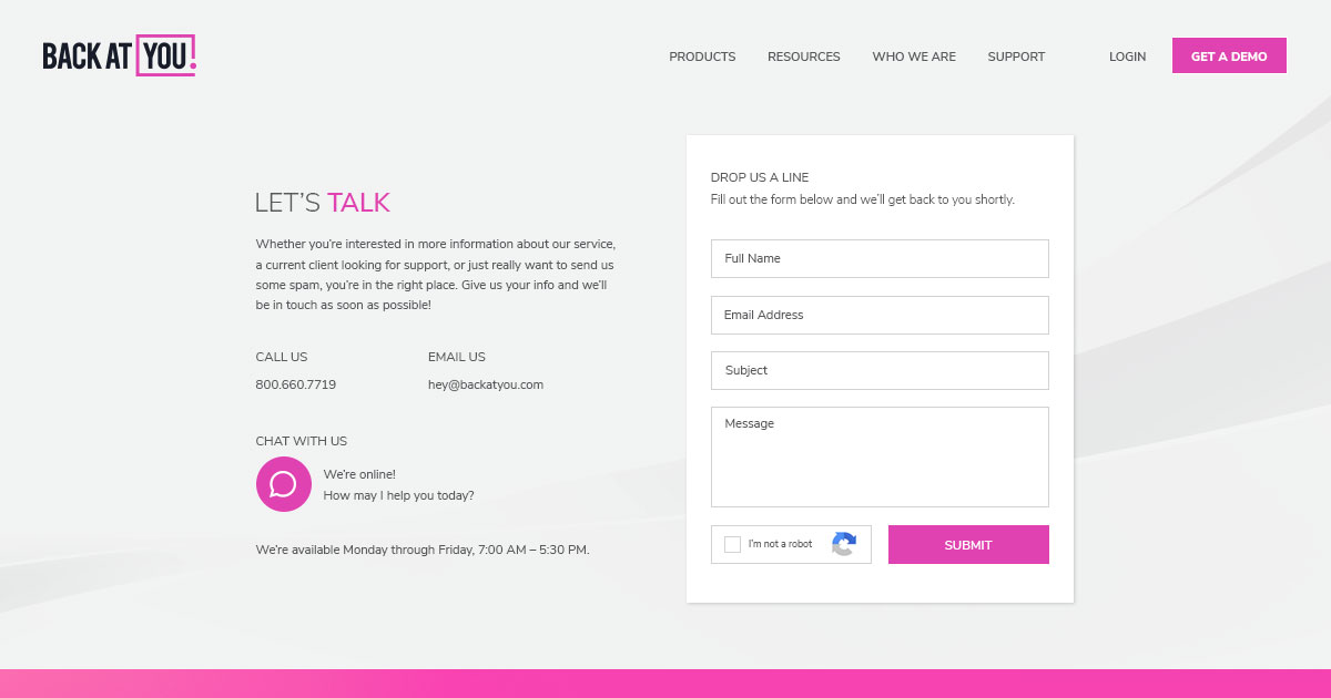 Have Questions? Let's Talk!